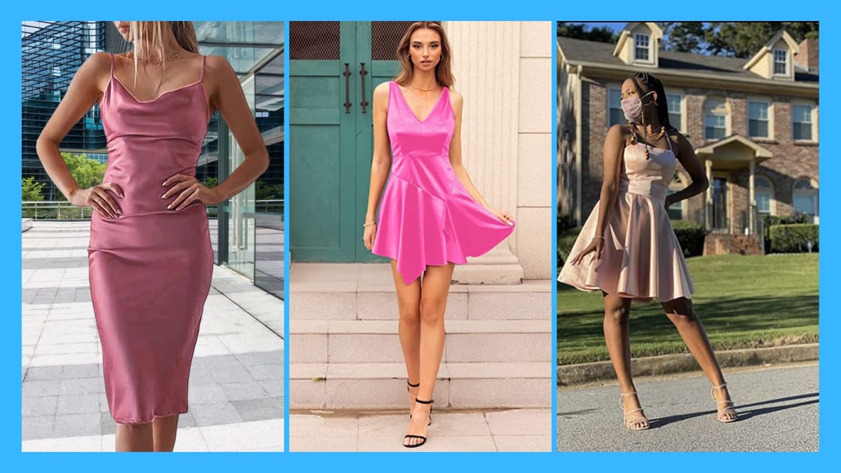 Pretty in Pink: A Satin Dress to Feel Like a Princess!