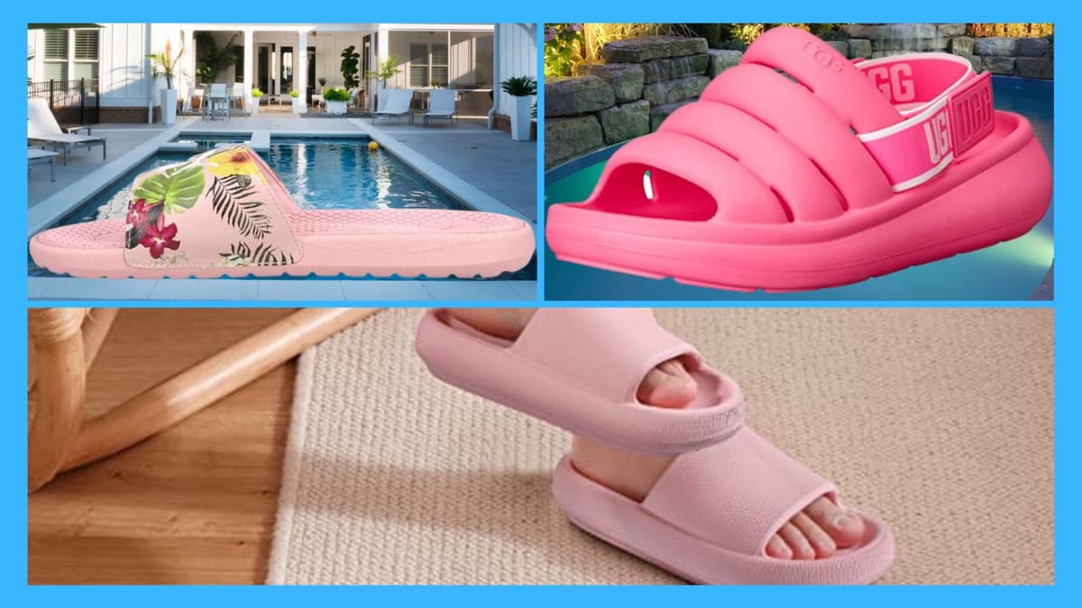 Slip Into Comfort With These Cute Pink Slides!