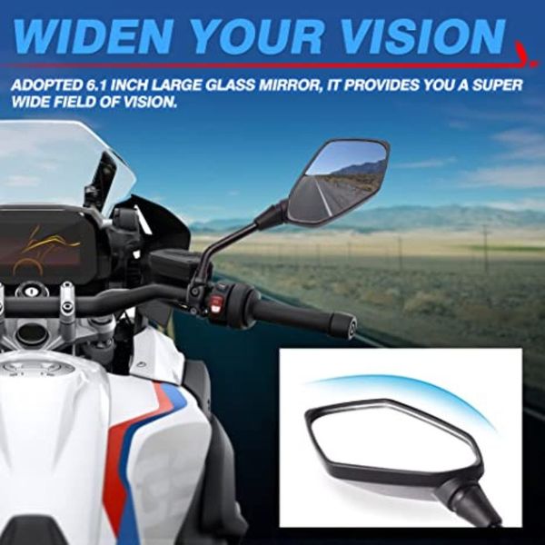 See And Be Seen with These Top 6 Motorcycle Mirrors