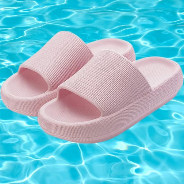 Slip Into Comfort With These Cute Pink Slides!