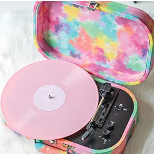 Turn up the Volume with A Pretty Pink Record Player!