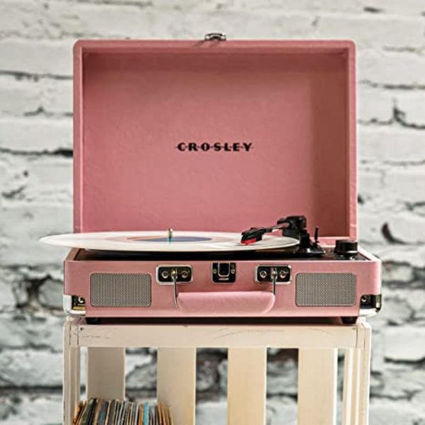 Turn up the Volume with A Pretty Pink Record Player!