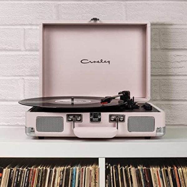 Turn up the Volume with A Pretty Pink Record Player!