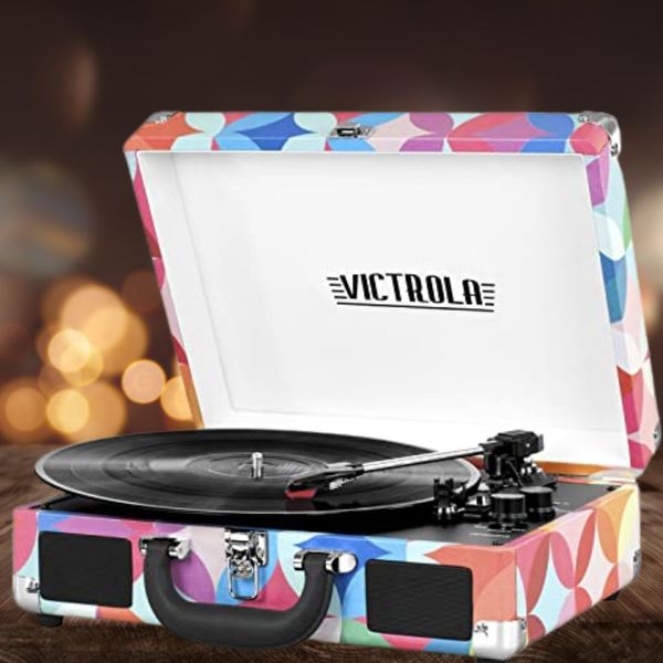 Turn up the Volume with A Pretty Pink Record Player!